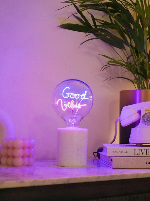 LED Neon Text Lamp - Good Vibes | Tatton Home