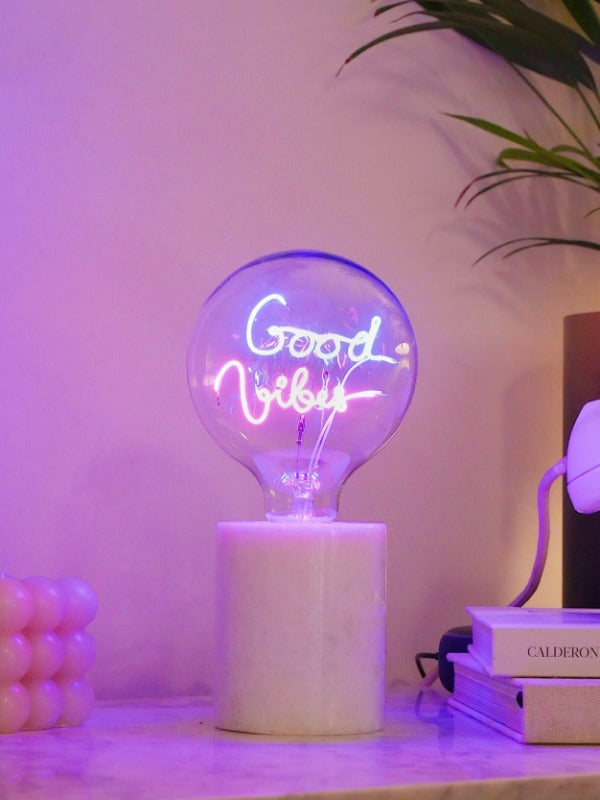LED Neon Text Lamp - Good Vibes | Tatton Home