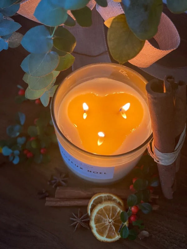 Festive Candle – Joyeux Noel Large *Limited Edition* – Tatton Home