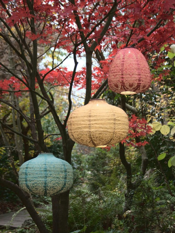 Solar Lantern Teal Tatton Home